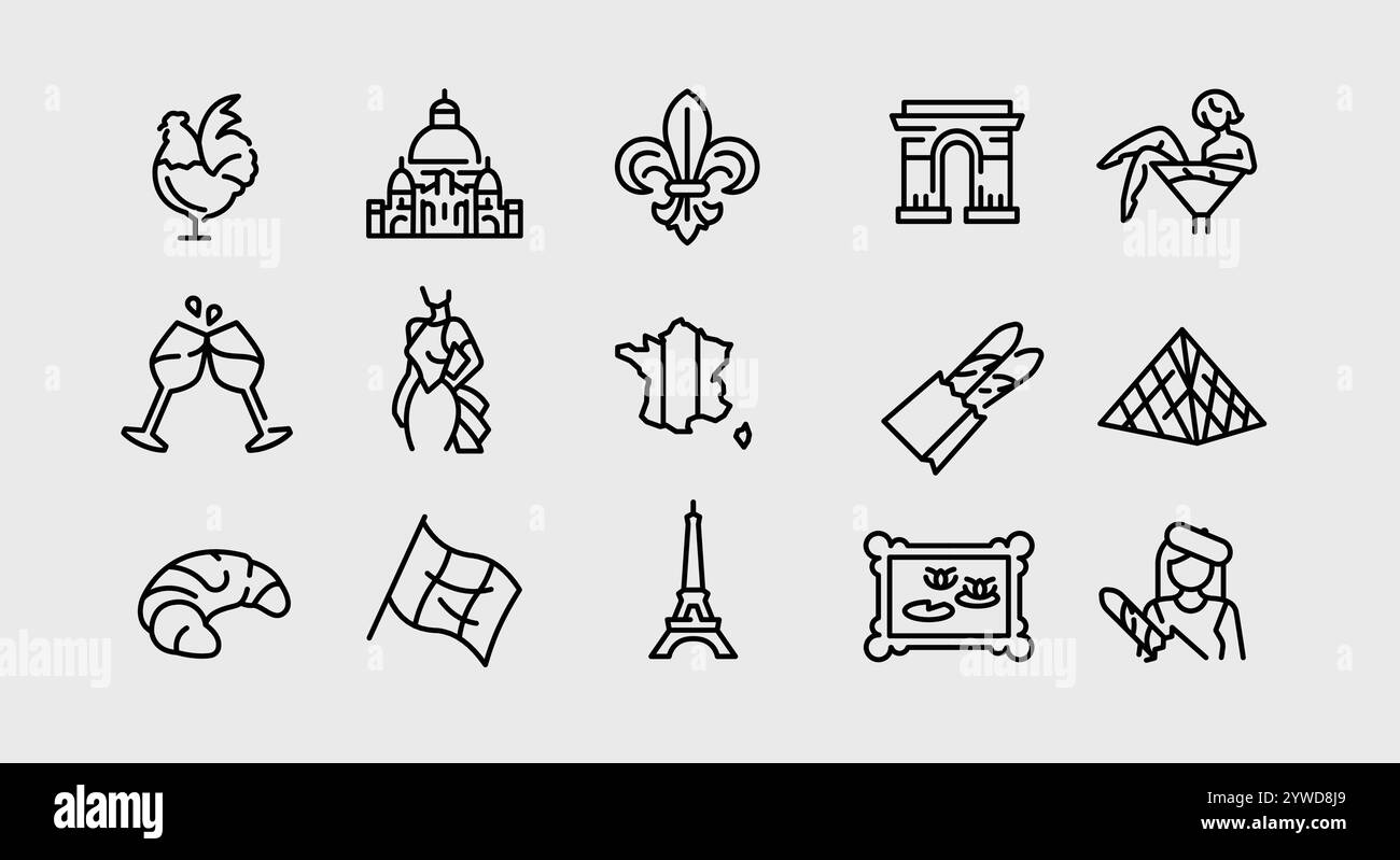 Contemporary france Stock Vector Images - Alamy