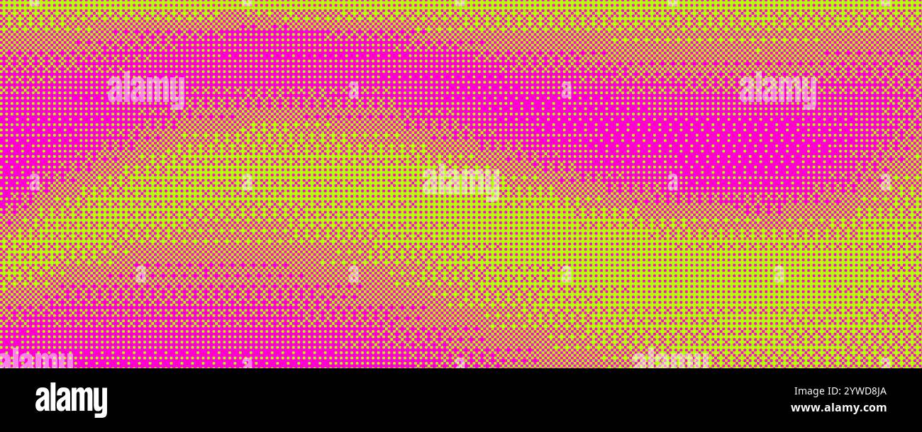 Pixel background with bitmap pattern. Retro game dotted gradient effect. Vector dither gradation ...