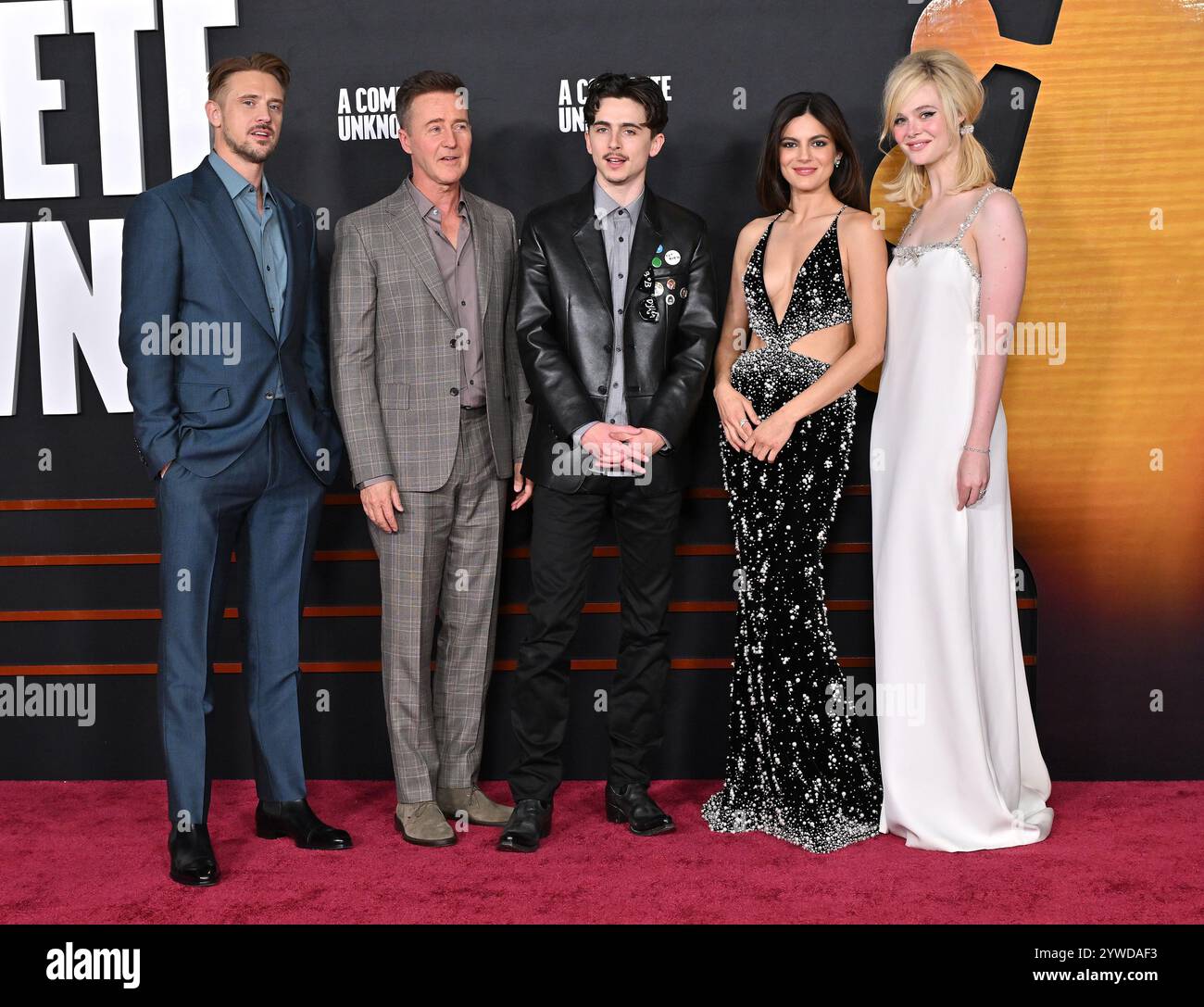 Hollywood, USA. 10th Dec, 2024. Boyd Holbrook, Ed Norton, Timothee ...