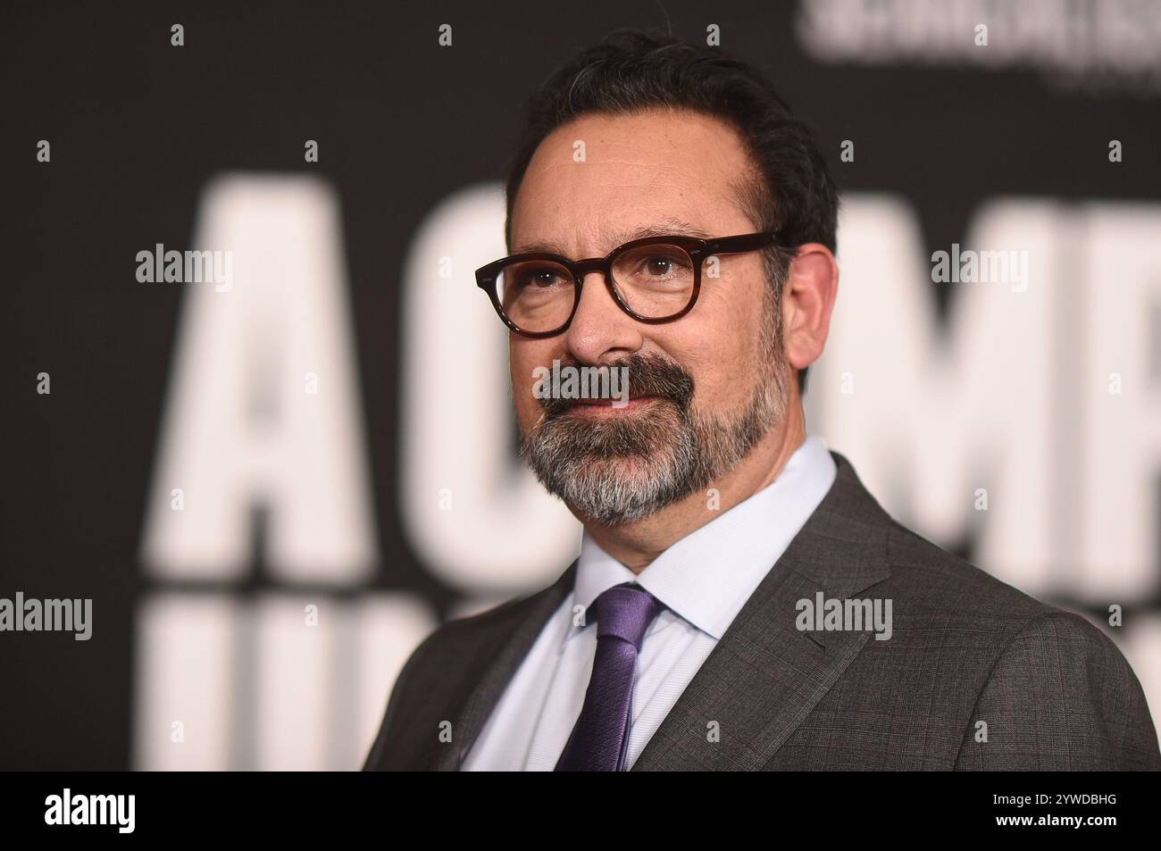 James Mangold arrives at the premiere of "A Complete Unknown" on ...