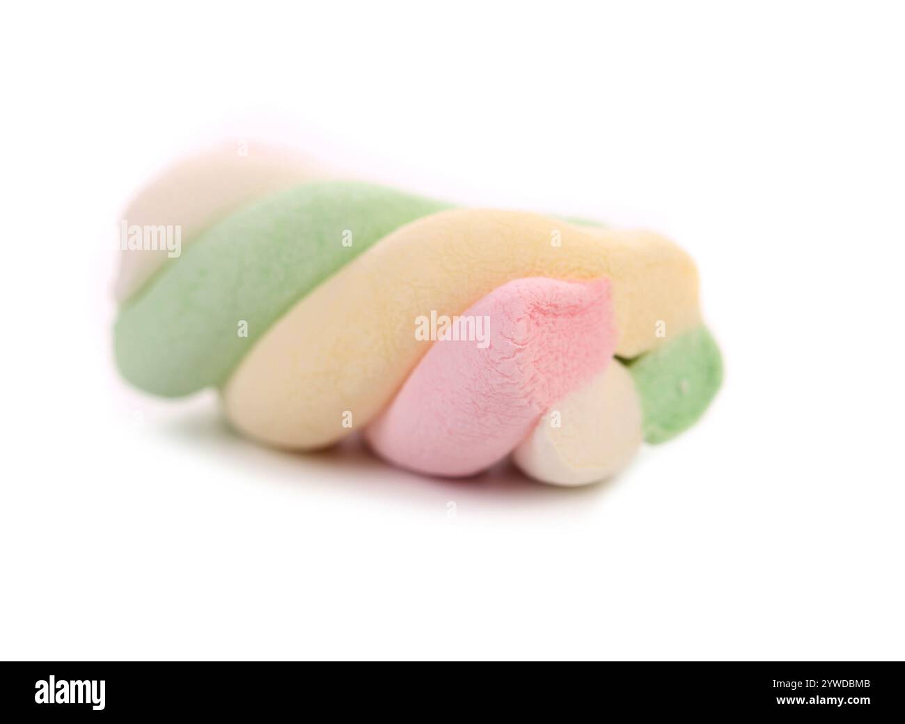 Different color marshmallows. Close up. White background Stock Photo ...