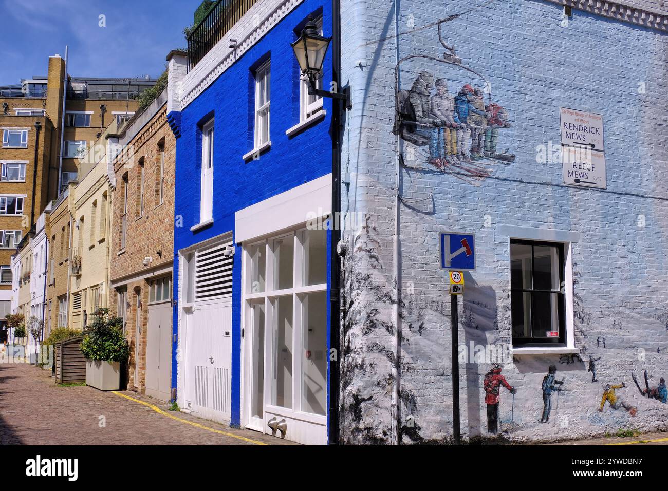 Up, up and away by Johny Midnight mural on terrace near Francis Bacon ...