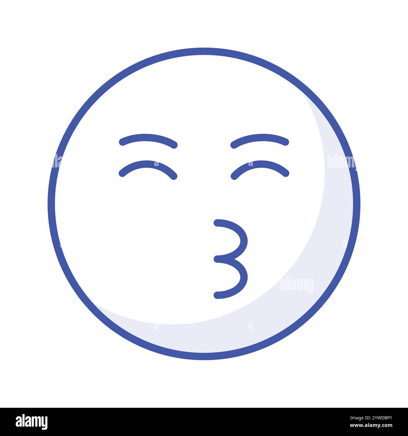 Kissing emoji vector design, ready to use icon Stock Vector Image & Art ...