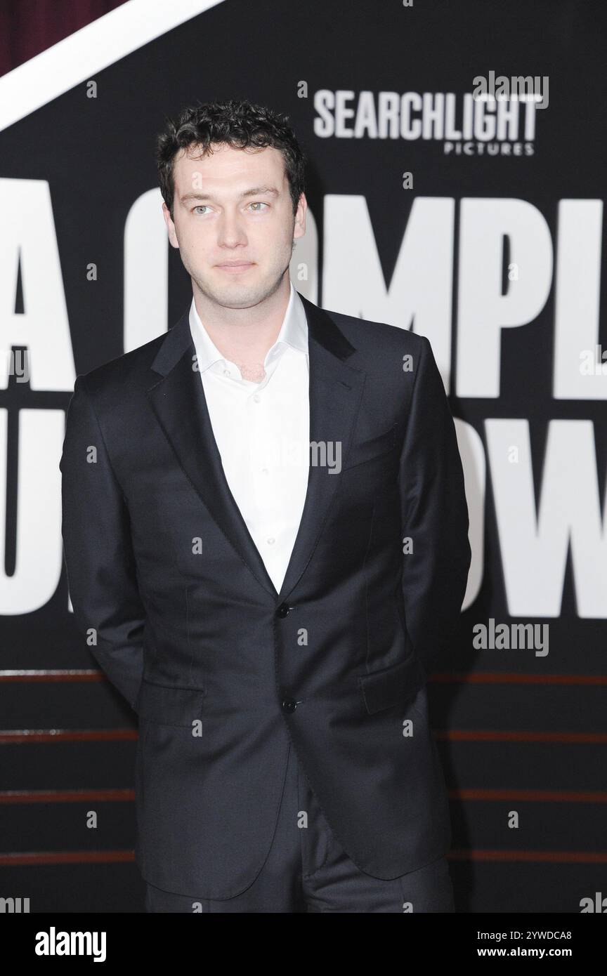 Ca. 10th Dec, 2024. Will Harrison at arrivals for A COMPLETE UNKNOWN ...