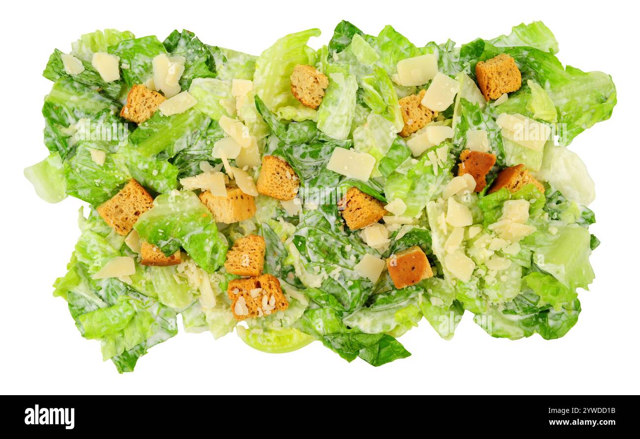 Fresh Caesar salad with Romaine lettuce, Caesar Dressing, Parmigiano ...