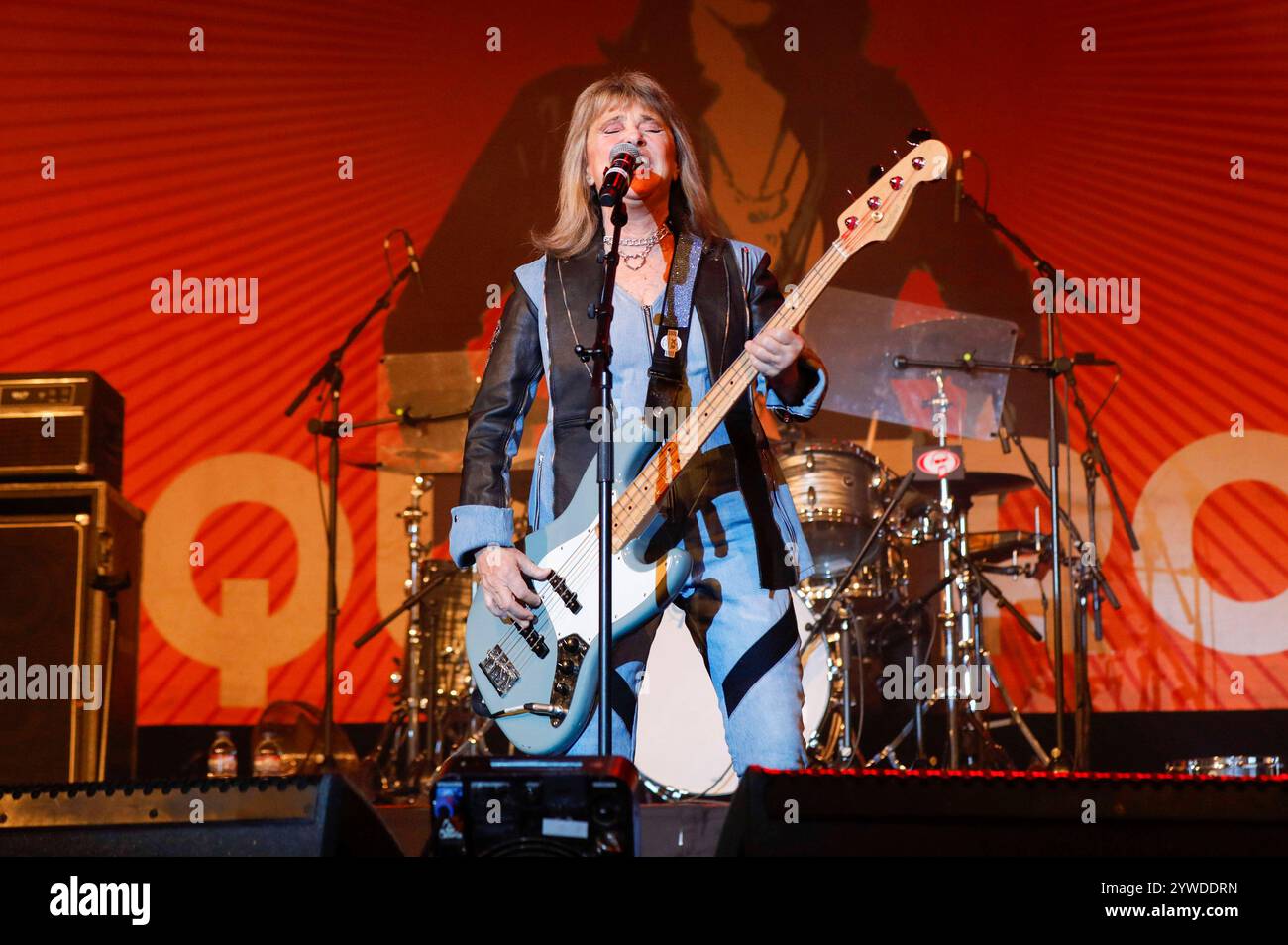 Suzi Quatro live bei einem Konzert ihrer Wold Tour 2024 im Tanzbrunnen ...