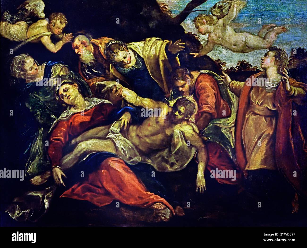 The Lamentation of Christ by Jacopo Robusti, called Tintoretto, Italy ...