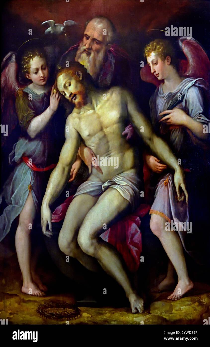 La Sainte Trinite - The Holy Trinity 1558 by Giorgio VASARI, Arezzo ...