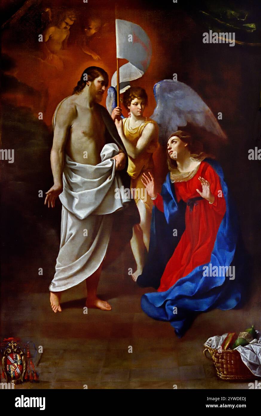 The Risen Christ Appearing to His Mother 1605-1606 painting by Guido ...