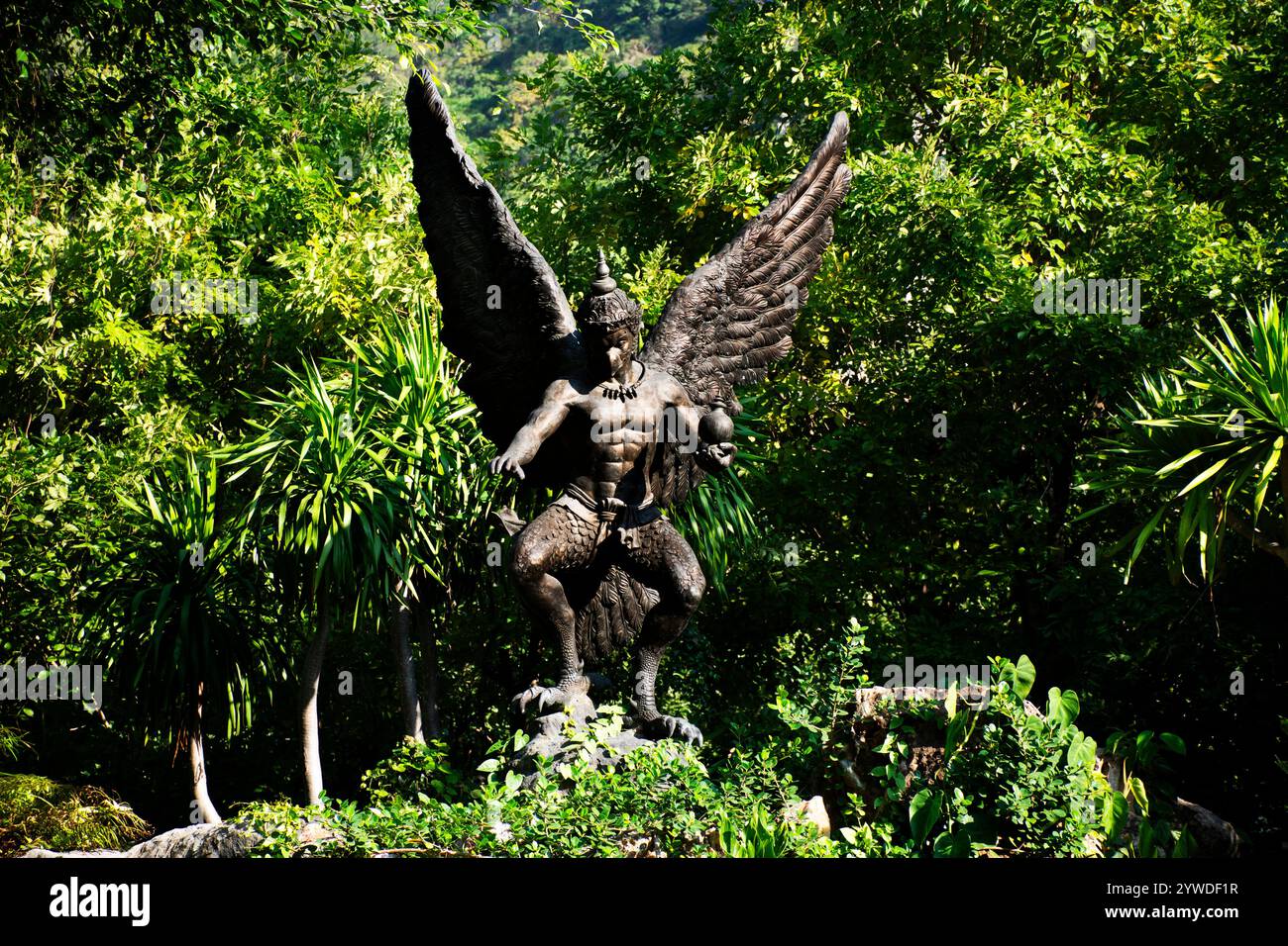 Garuda or Galon or Nan Belu deity angel statue legendary bird creature ...