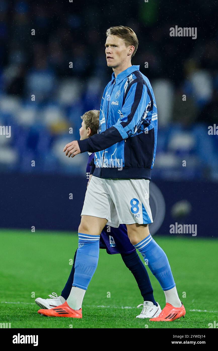 Napoli's Scottish midfielder Scott McTominay during the Serie A ...