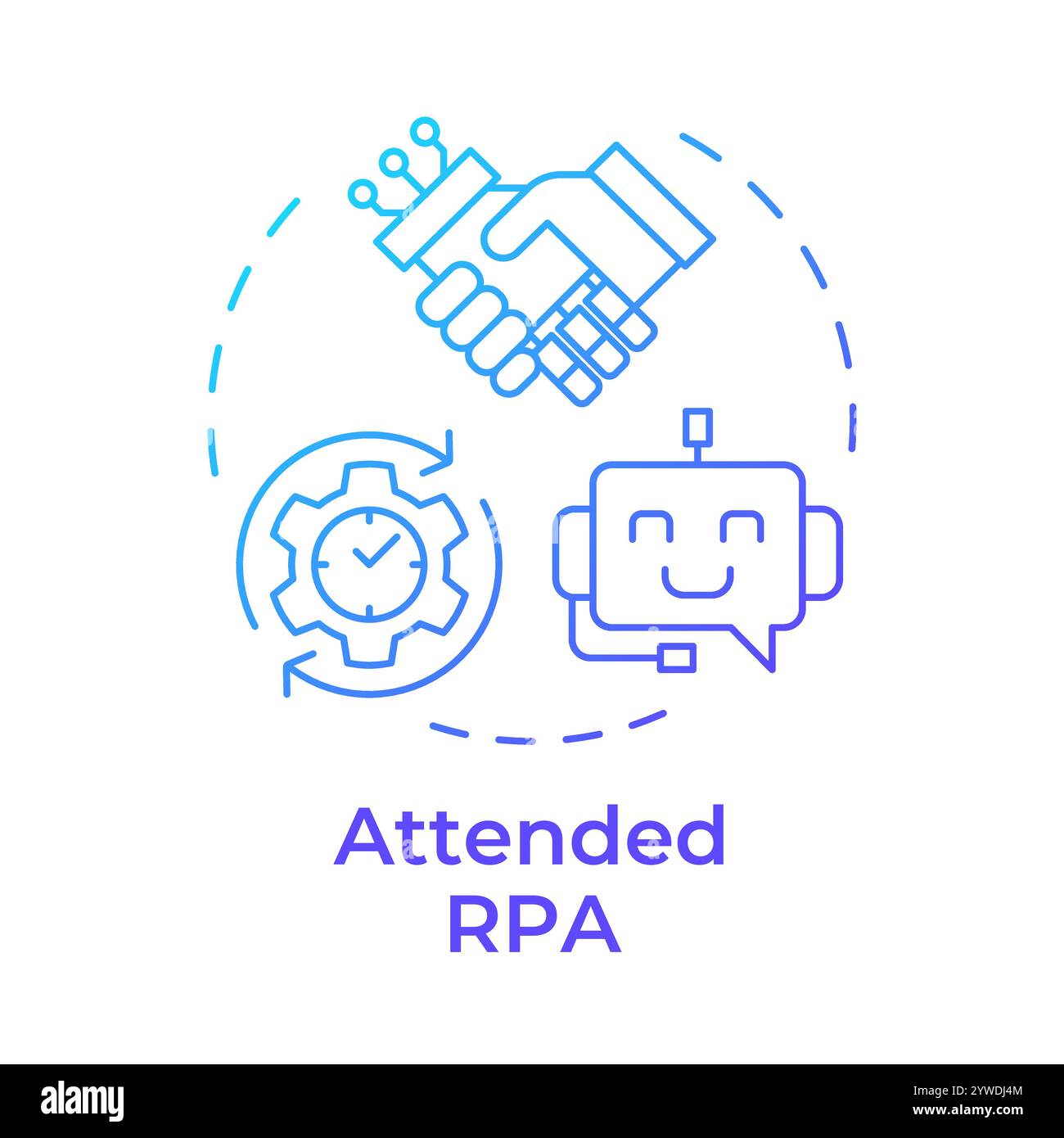 Attended to by Stock Vector Images - Alamy