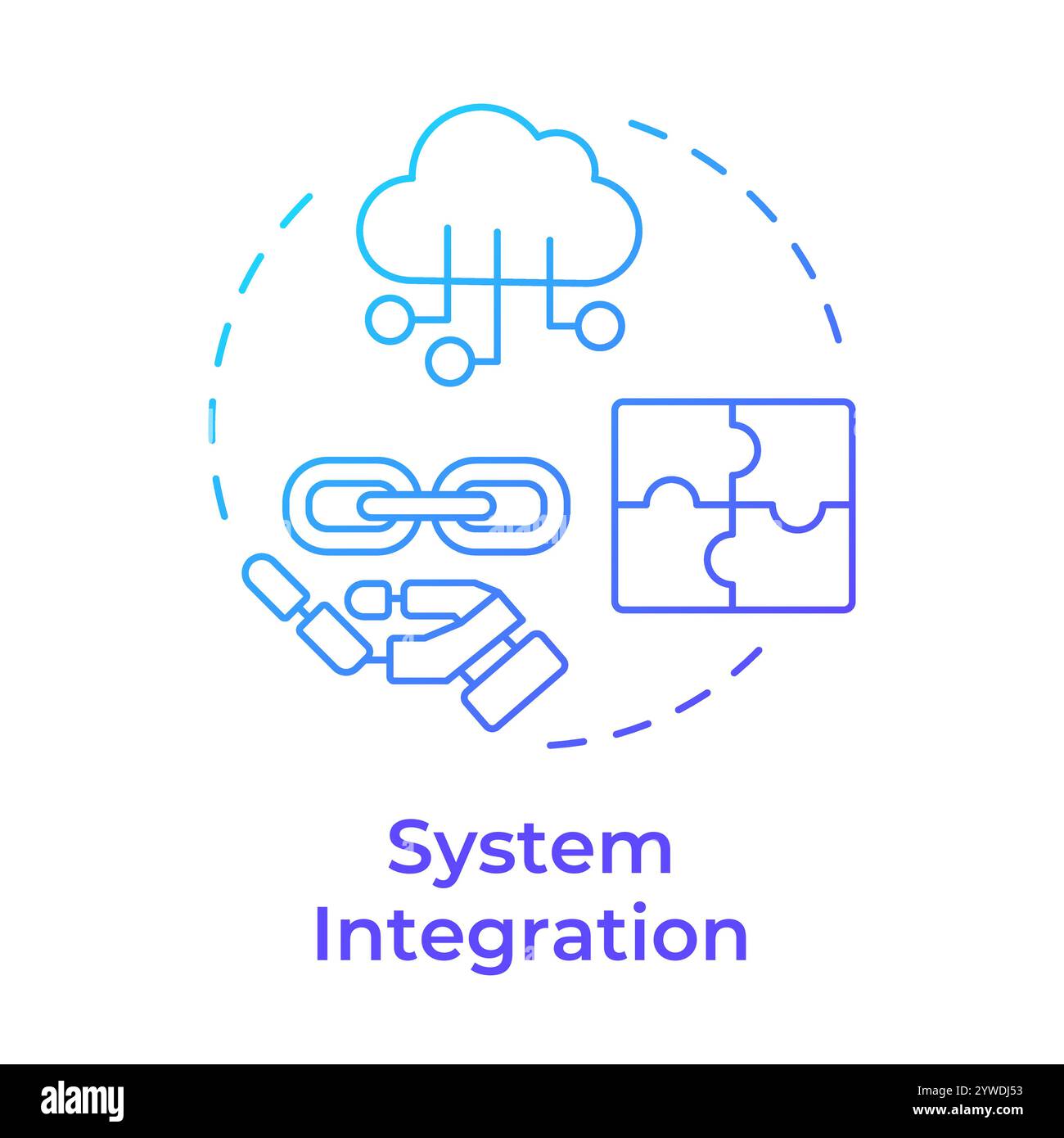 System integration blue gradient concept icon Stock Vector Image & Art ... System integration blue gradient concept icon Stock Vector Image & Art ...