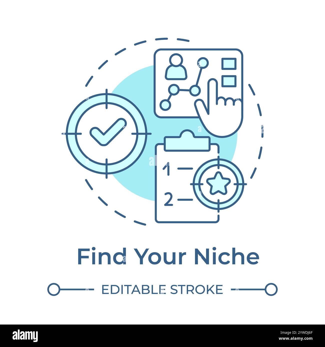 Find your niche light blue concept icon Stock Vector Image & Art - Alamy Find your niche light blue concept icon Stock Vector Image & Art - Alamy