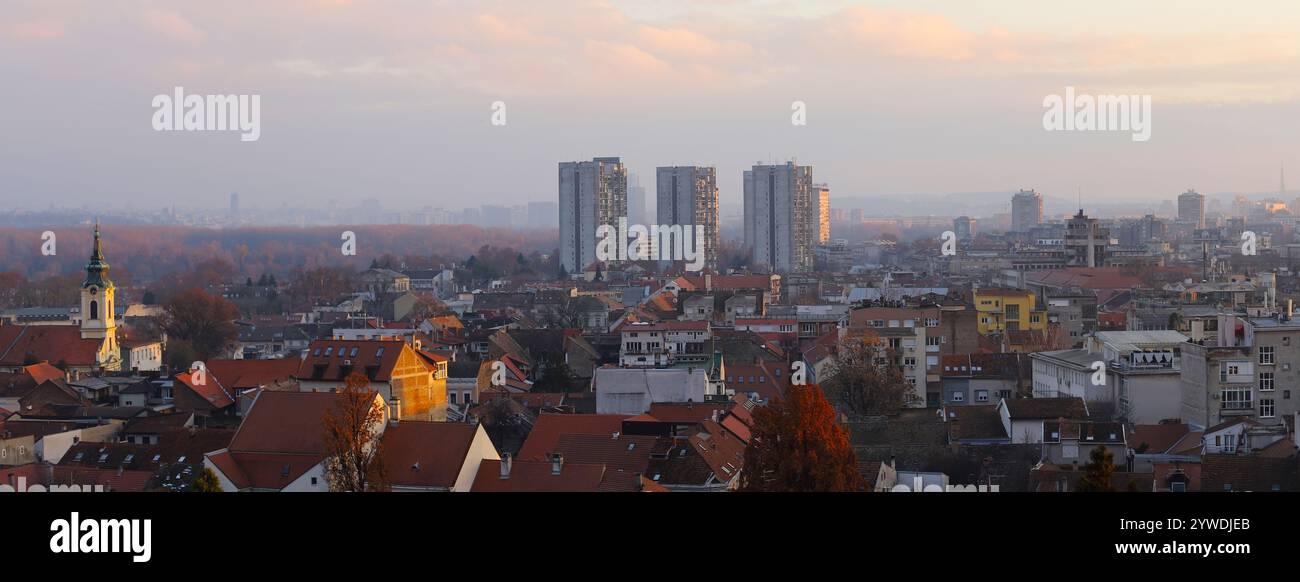Aerial view gardos tower danube hi-res stock photography and images - Alamy