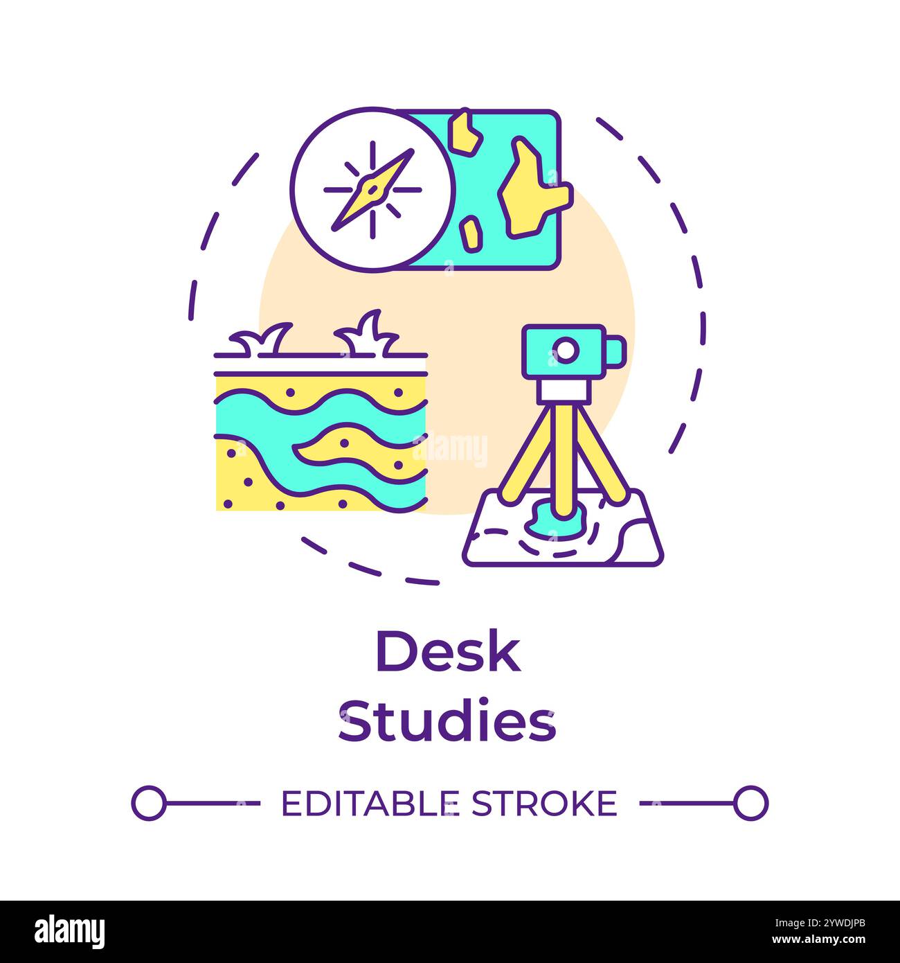 General and desk studies multi color concept icon Stock Vector Image ... General and desk studies multi color concept icon Stock Vector Image ...