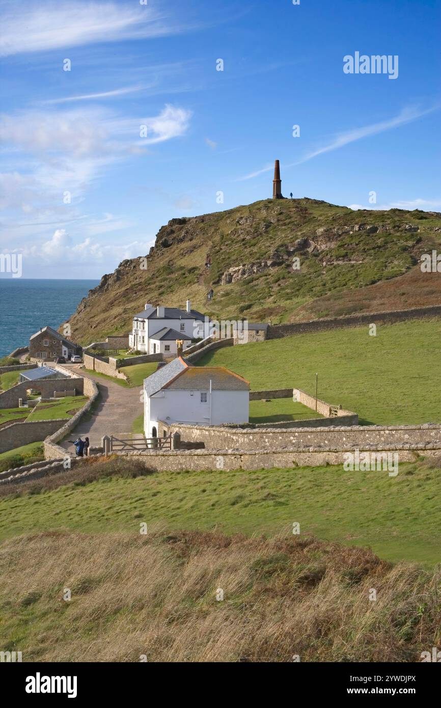 cape cornwall and a cornish mining world heritage site on the north ...
