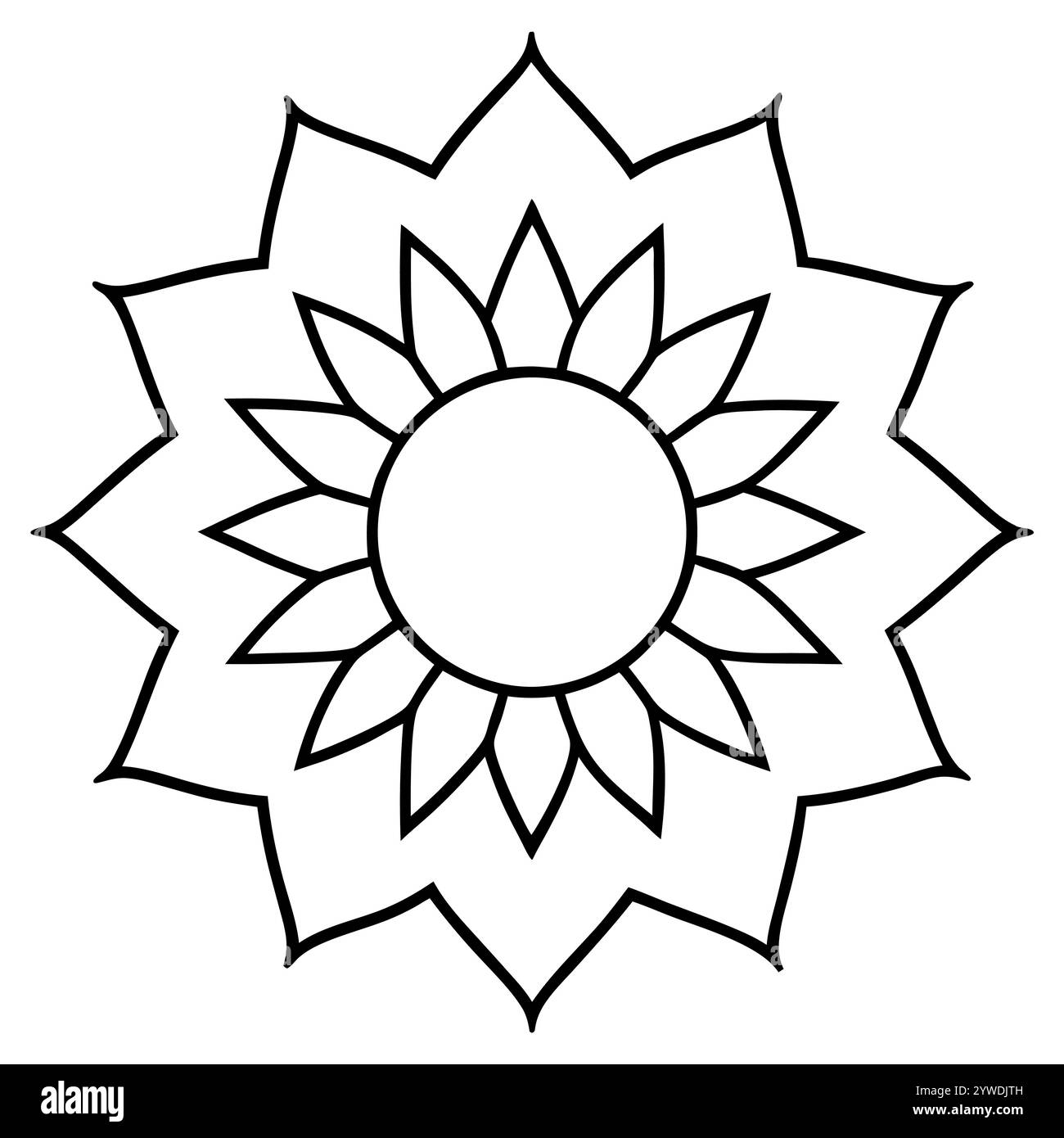 Easy Mandala Coloring Book Pages for Adults to Relax, Experiences Give ...