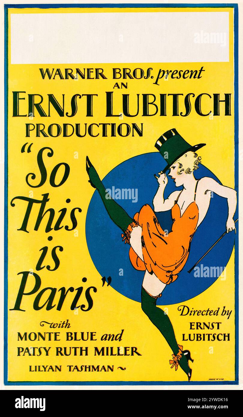 So this is paris 1926 this is paris hi-res stock photography and images ...