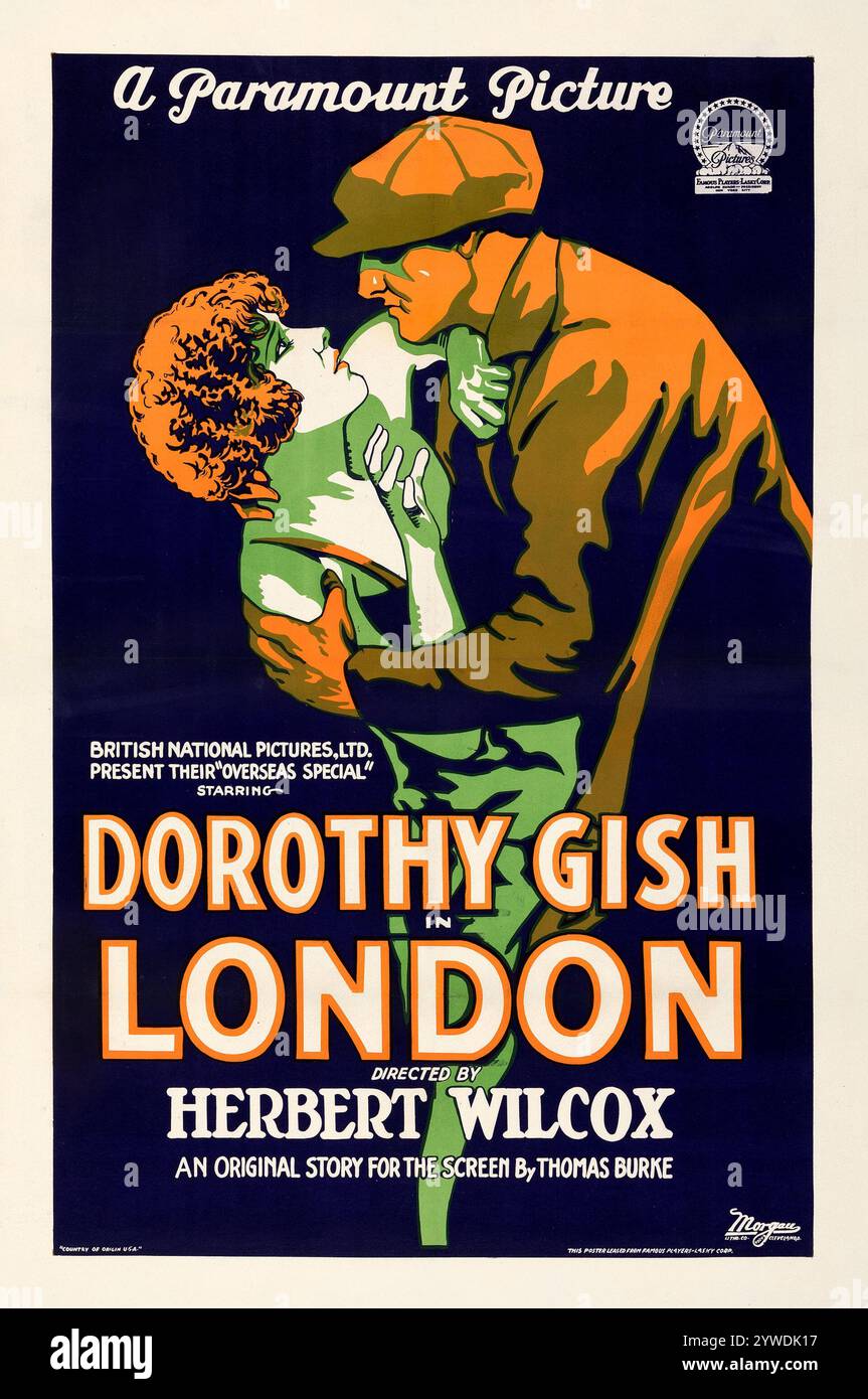 Dorothy Gish in London (Paramount, 1926) Directed by Herbert Wilcox ...