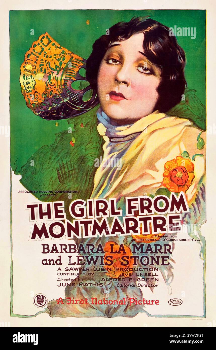 The Girl From Montmartre - Old film poster, First National 1926 ...