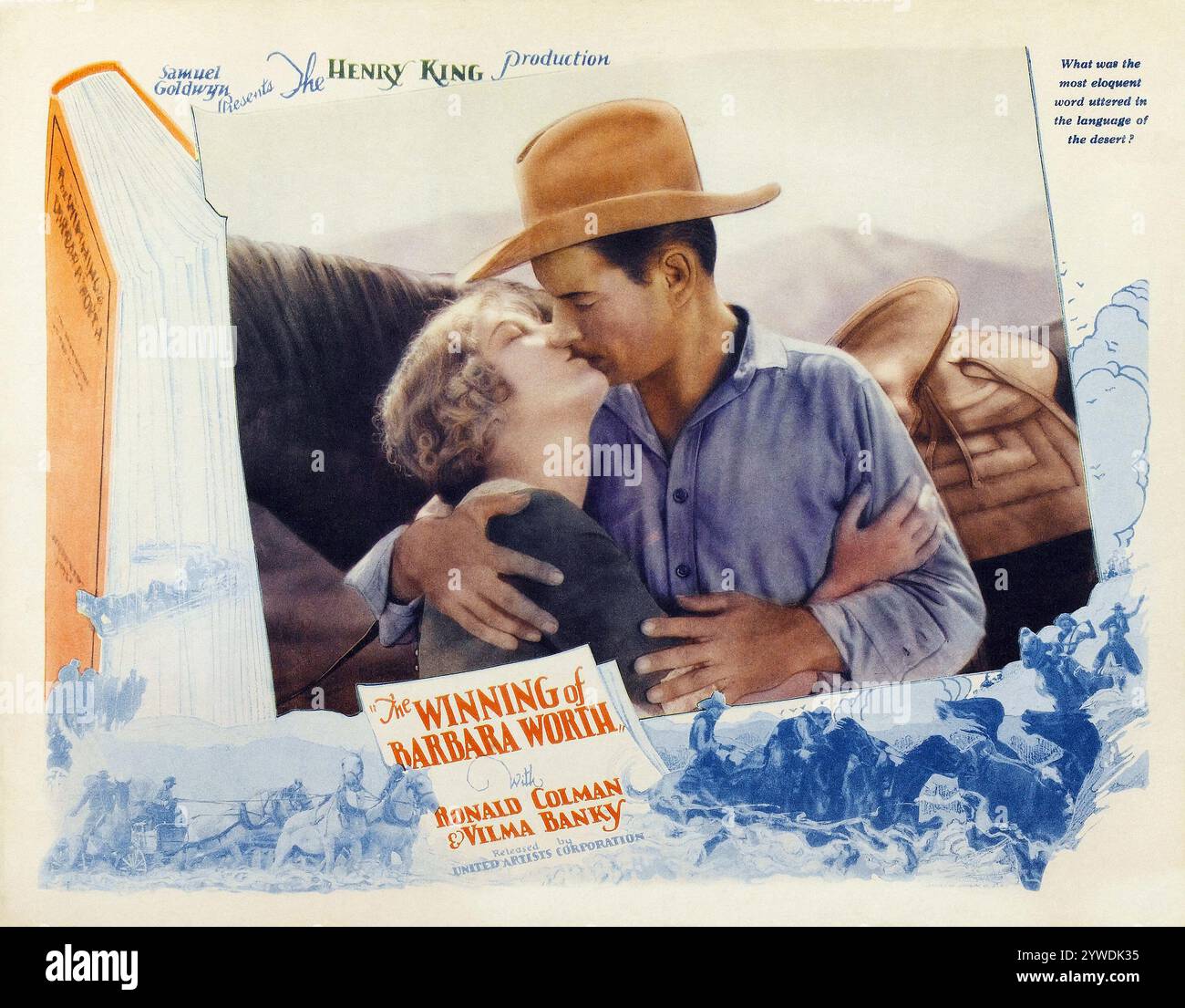 Lobby card for the American western film The Winning of Barbara Worth ...