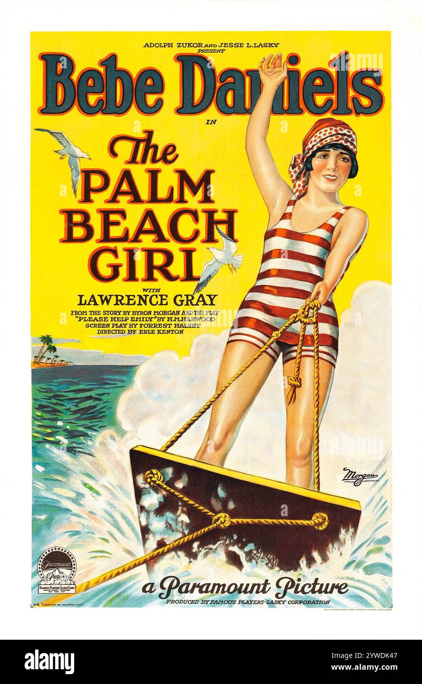 The Palm Beach Girl (Paramount, 1926) Bebe Daniels, Lawrence Gray ...