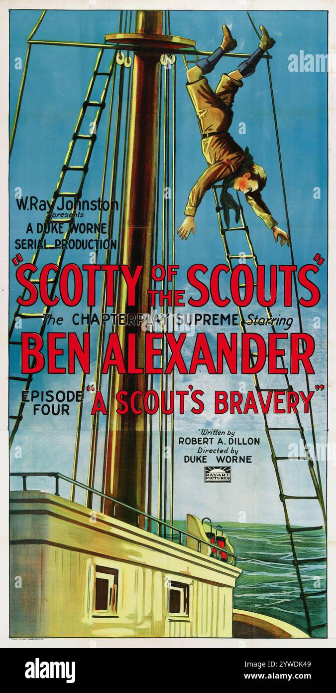 Scotty of the Scouts (Rayart Pictures, 1926). Vintage film poster ...