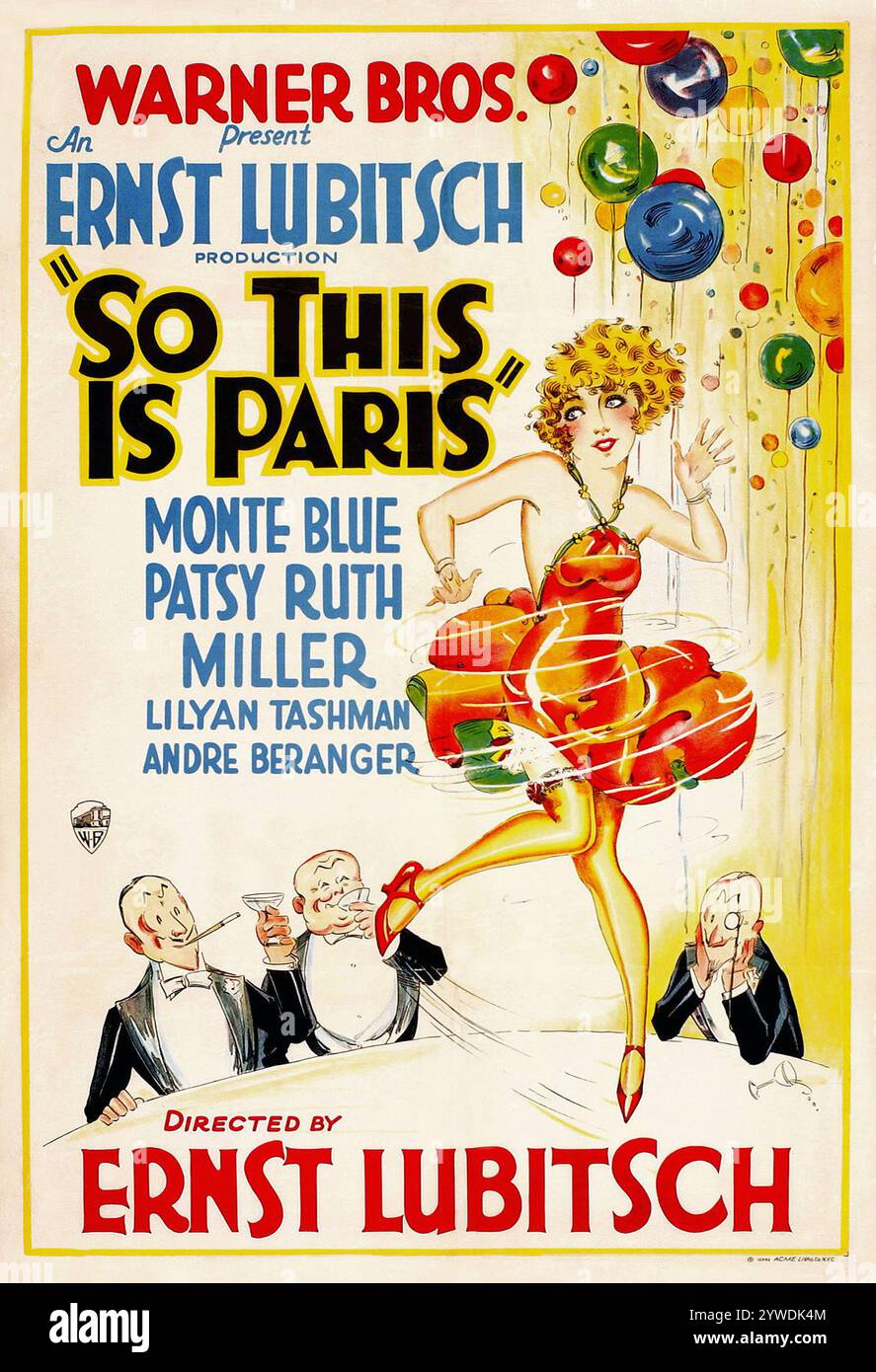 Ernst Lubitsch production - So This is Paris (Warner Bros 1926). Monte ...