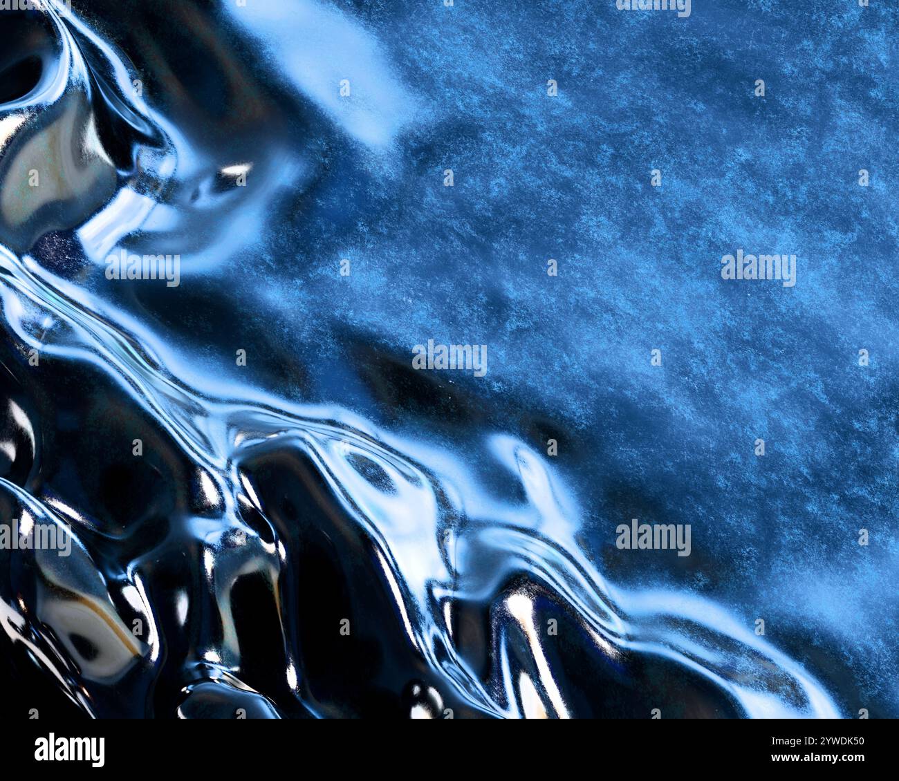 Blue scratched metal texture 3d render Stock Photo - Alamy