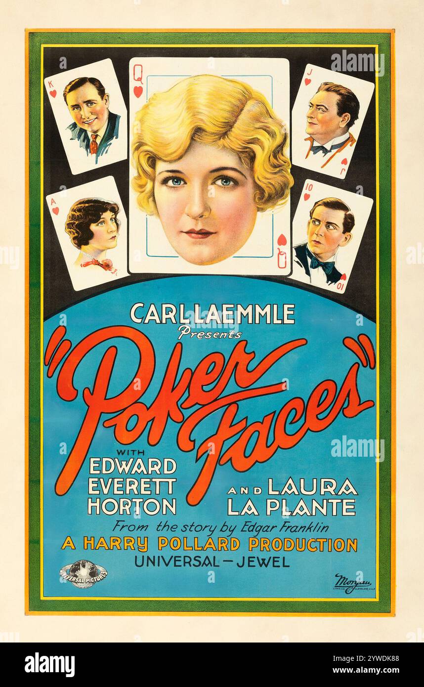 Carl Laemmle presents Poker Faces (Universal, 1926) Edward Everett ...