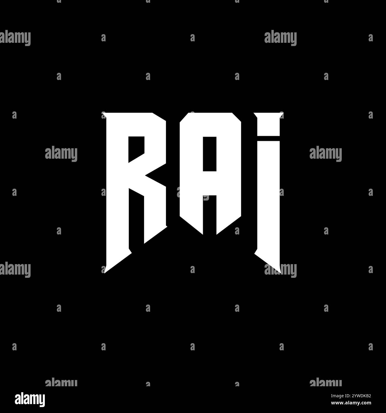 Rai minimalist logo hi-res stock photography and images - Alamy