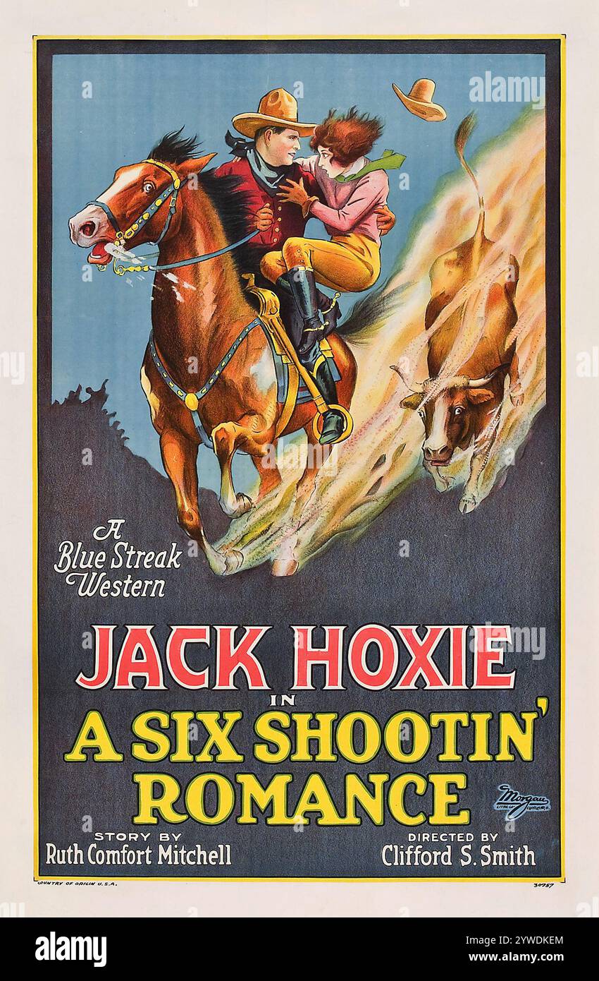 A Six Shootin' Romance (Universal, 1926) Jack Hoxie Western - old film ...