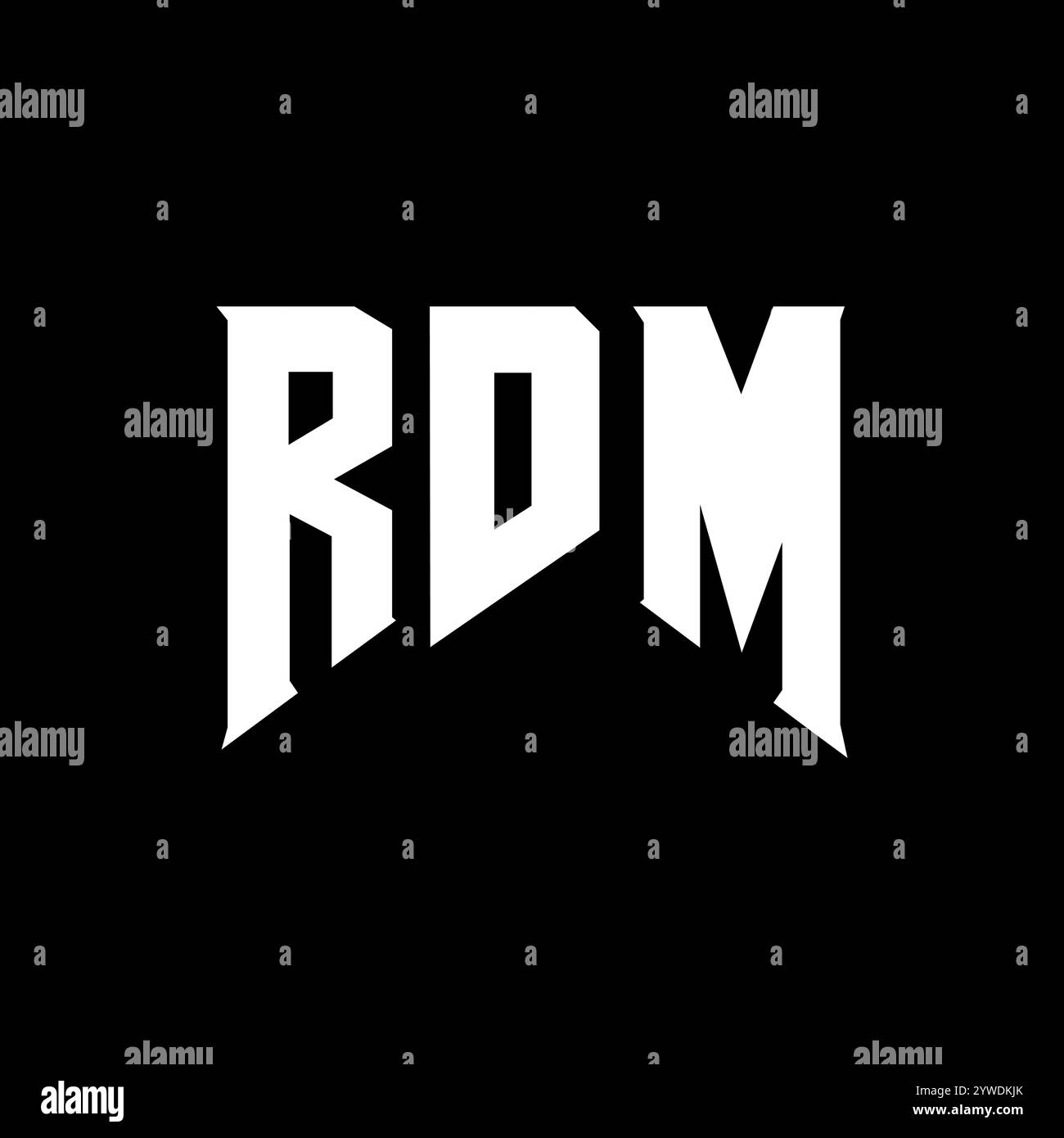 RDM letter logo design for technology company. RDM logo design black ...