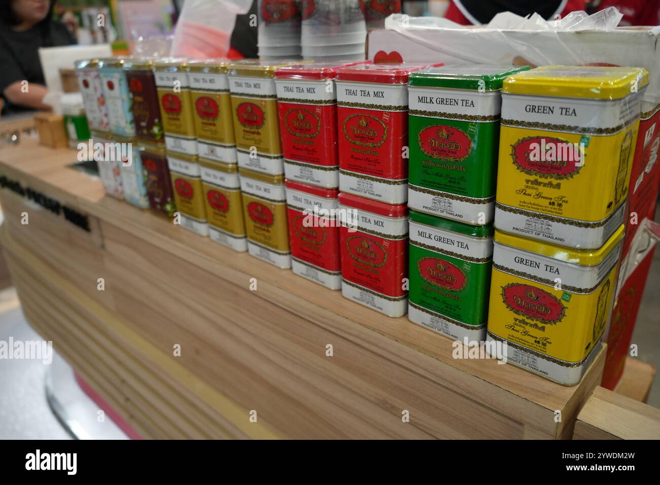 Bangkok, Thailand, Nov 21, 2024:Cha Tra Mue product for sale. Cha Tra ...