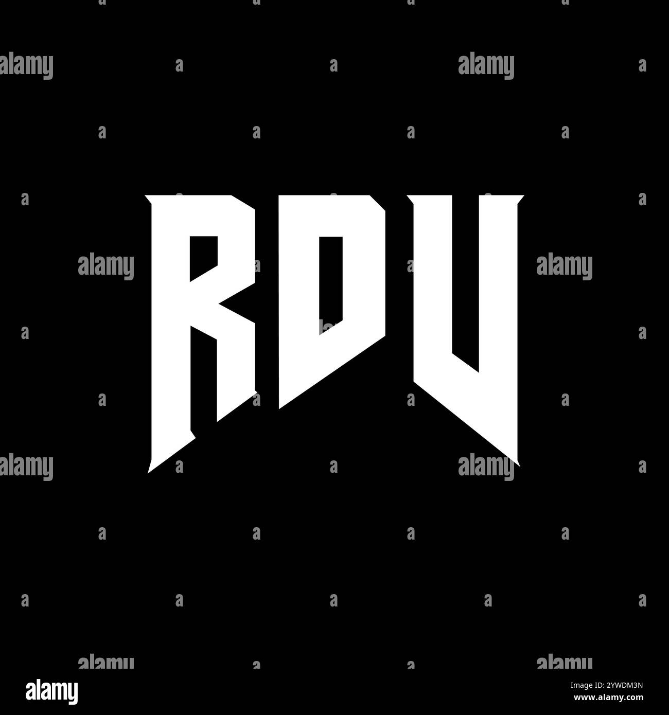 Rdv logo design hi-res stock photography and images - Alamy