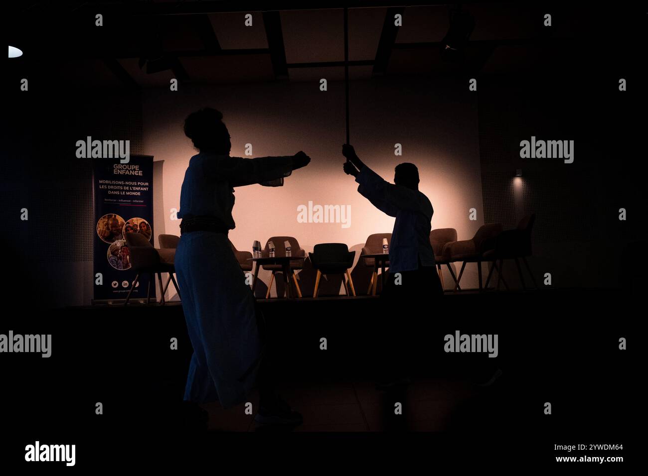 Demonstration of the Egypt martial art Tahtib at Objectif Enfance event ...