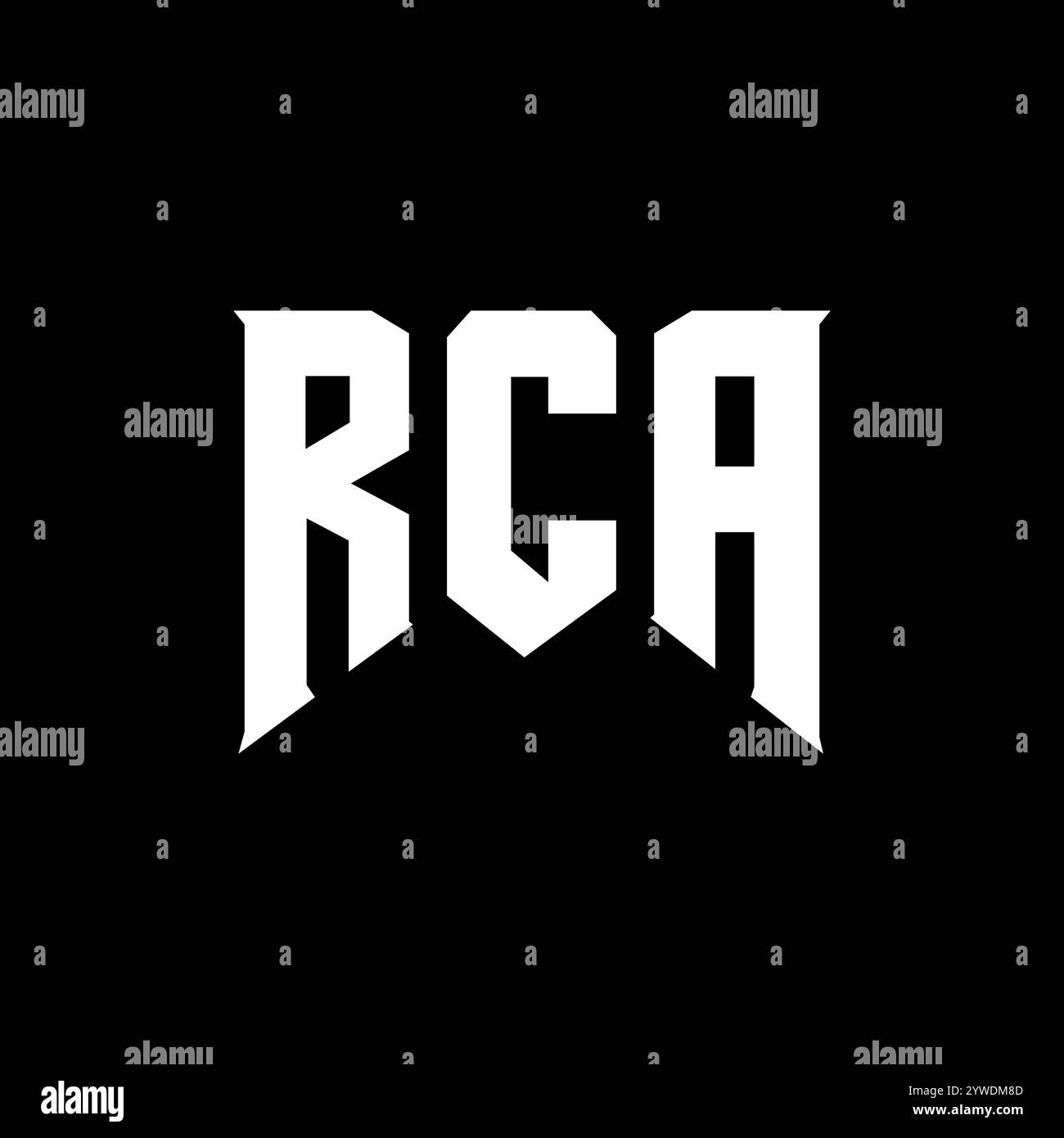 RCA letter logo design for technology company. RCA logo design black ...