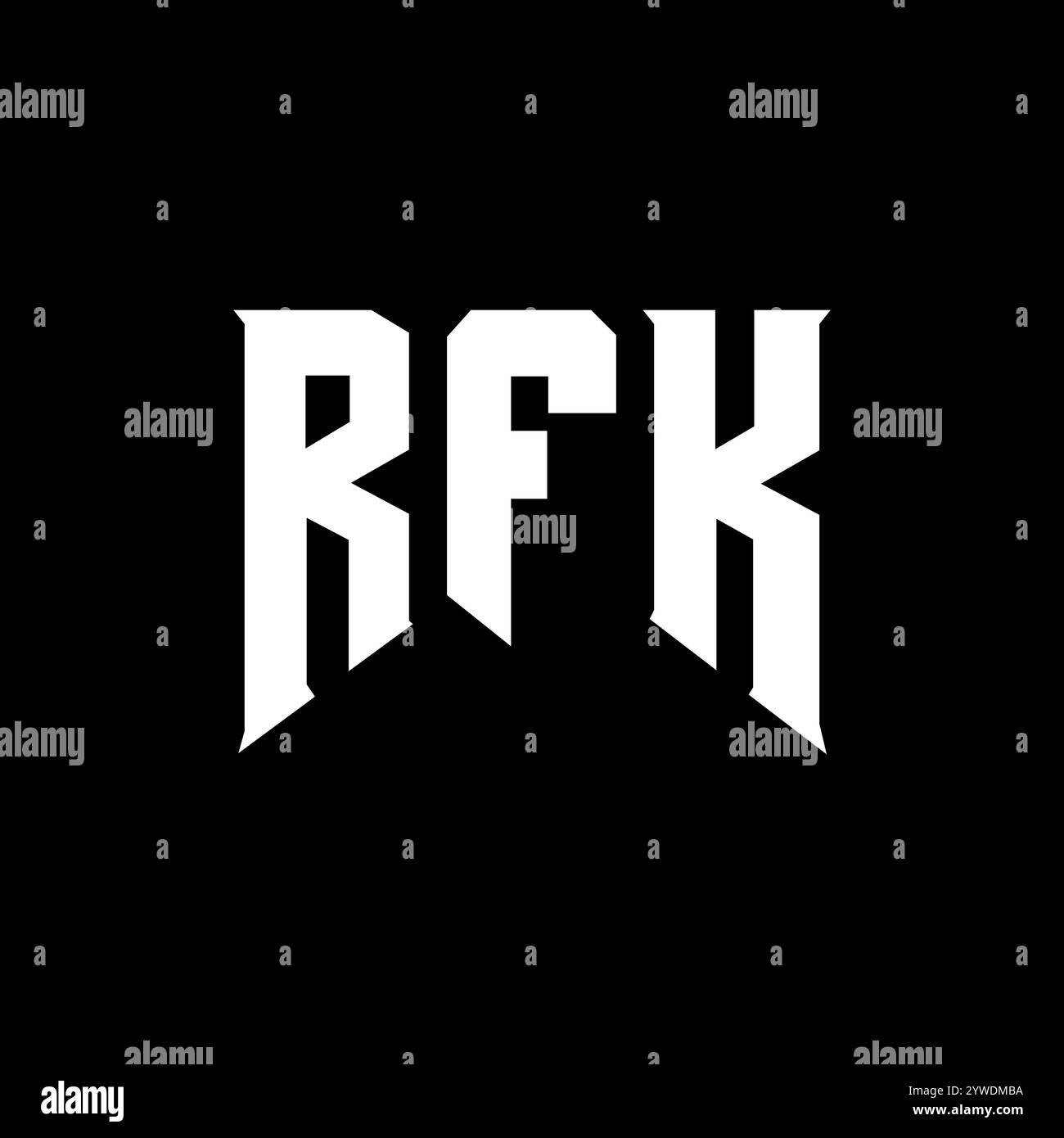Rfk logo design hi-res stock photography and images - Alamy