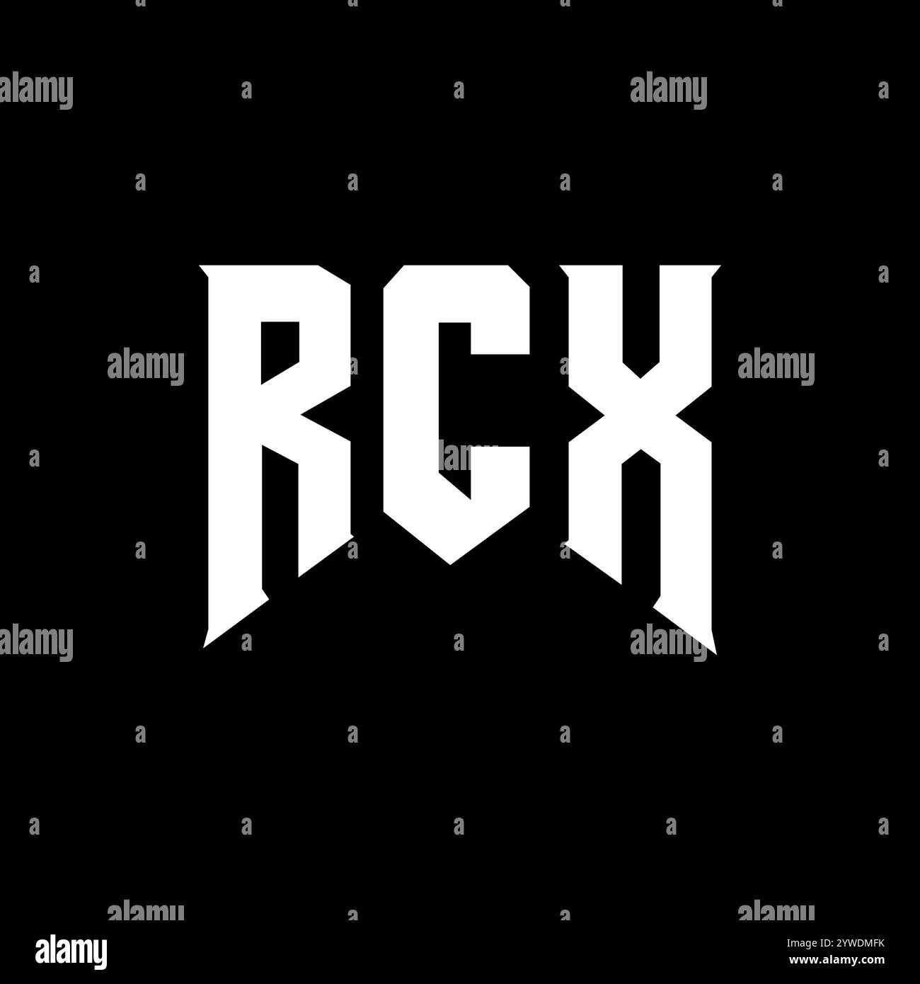 RCX letter logo design for technology company. RCX logo design black ...
