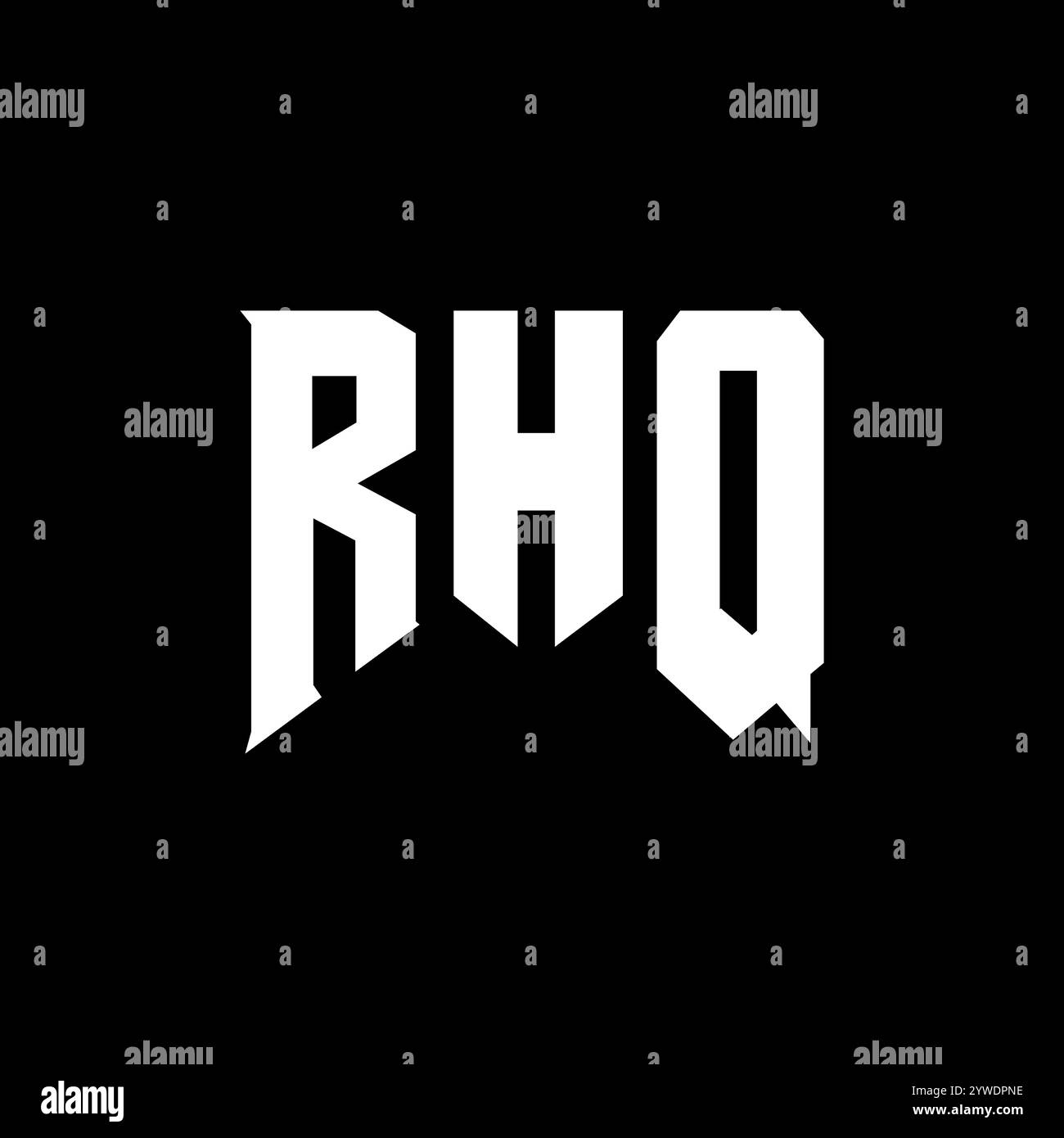 Rhq logo design hi-res stock photography and images - Alamy