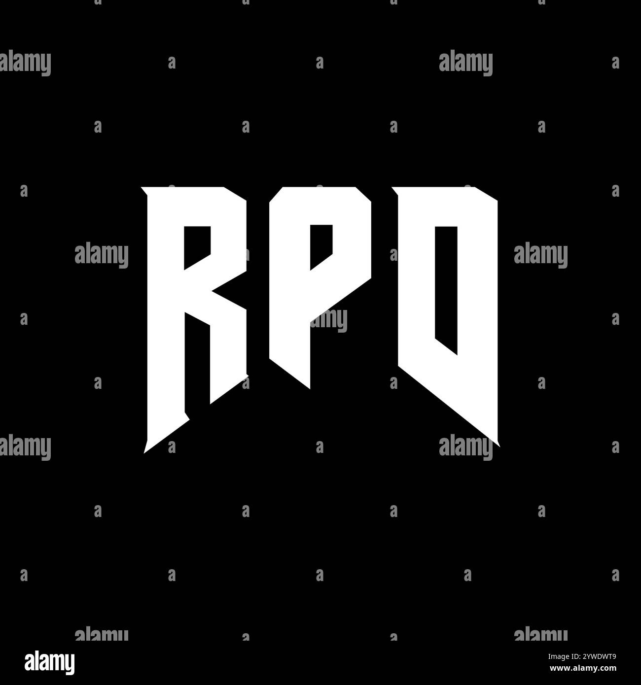 RPD letter logo design for technology company. RPD logo design black ...