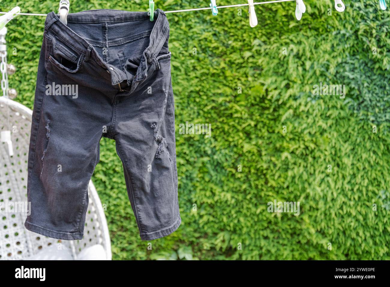 Pair of shorts black hi-res stock photography and images - Alamy