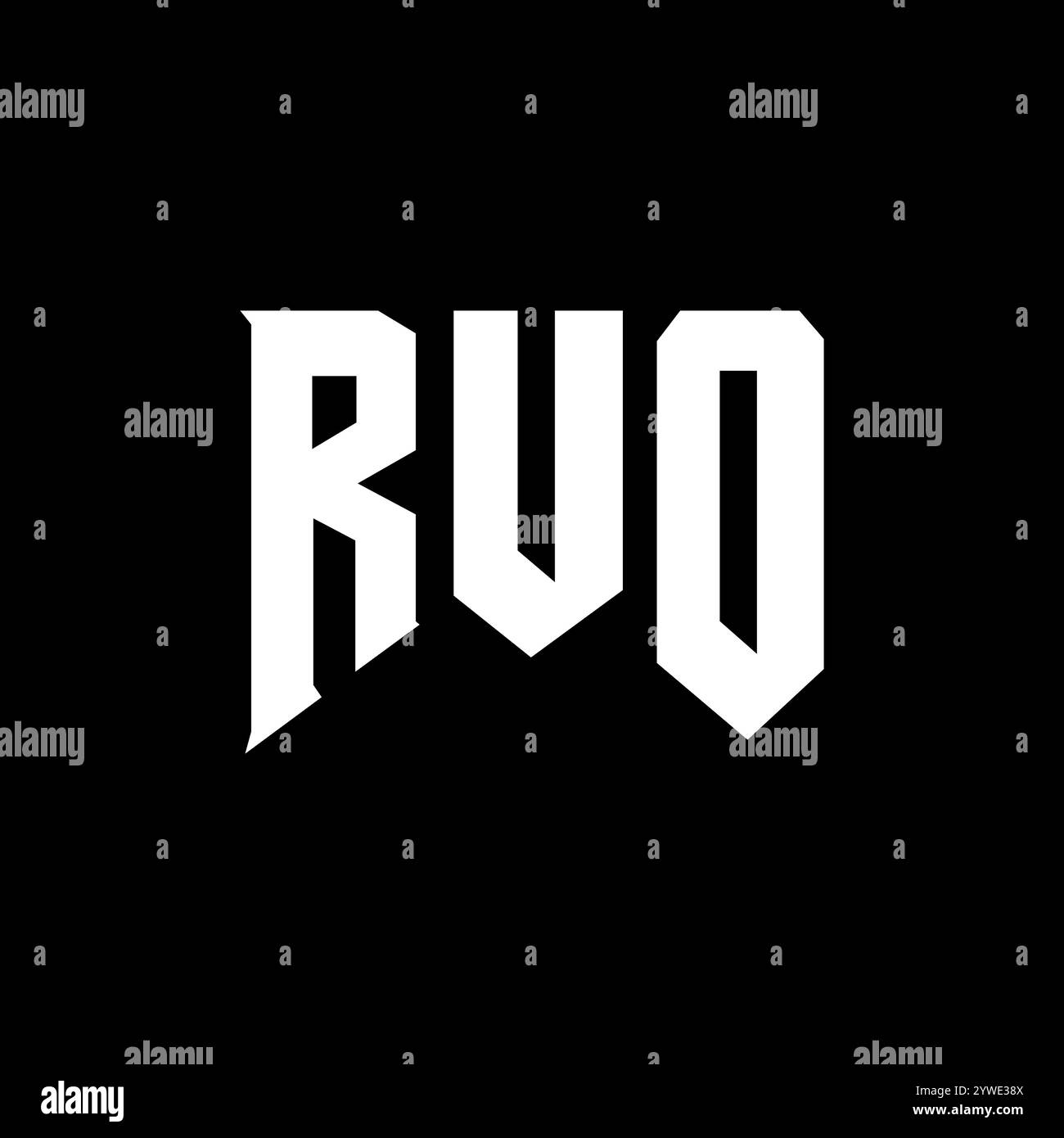 RUO letter logo design for technology company. RUO logo design black ...