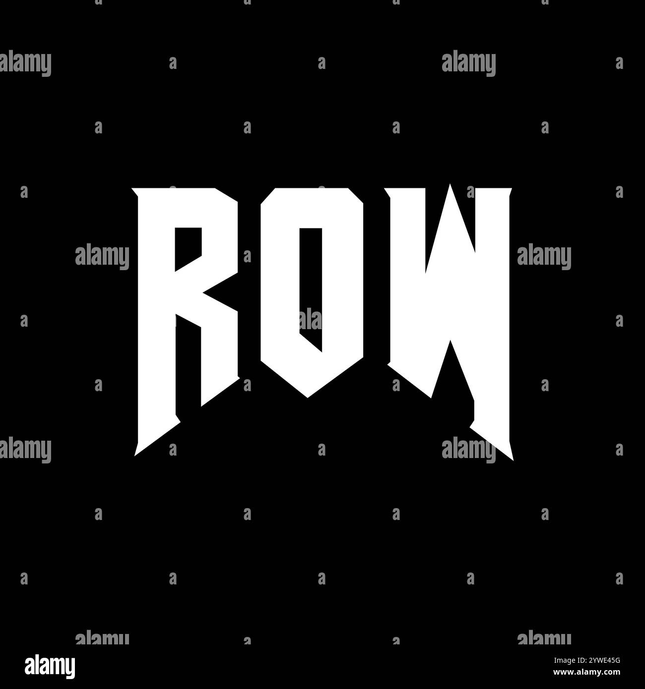 ROW letter logo design for technology company. ROW logo design black ... ROW letter logo design for technology company. ROW logo design black ...