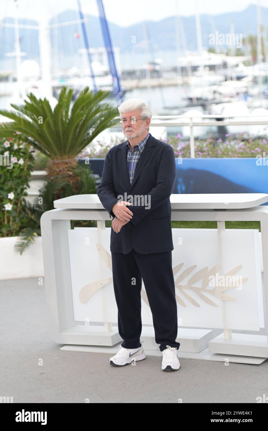 May 24th, Cannes PALME D’OR GEORGE LUCAS photocall Red Carpet at the ...