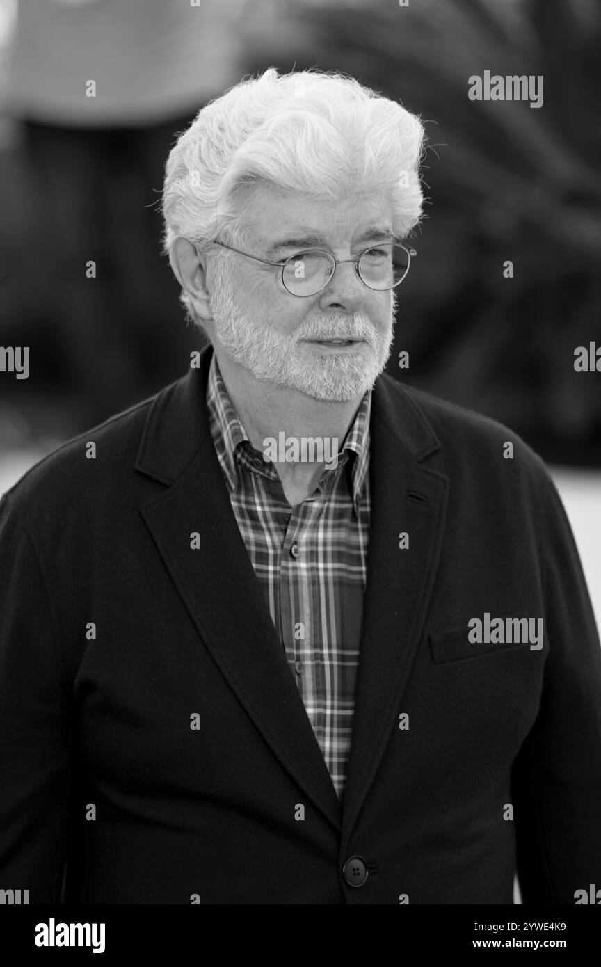 May 24th, Cannes PALME D’OR GEORGE LUCAS photocall Red Carpet at the ...