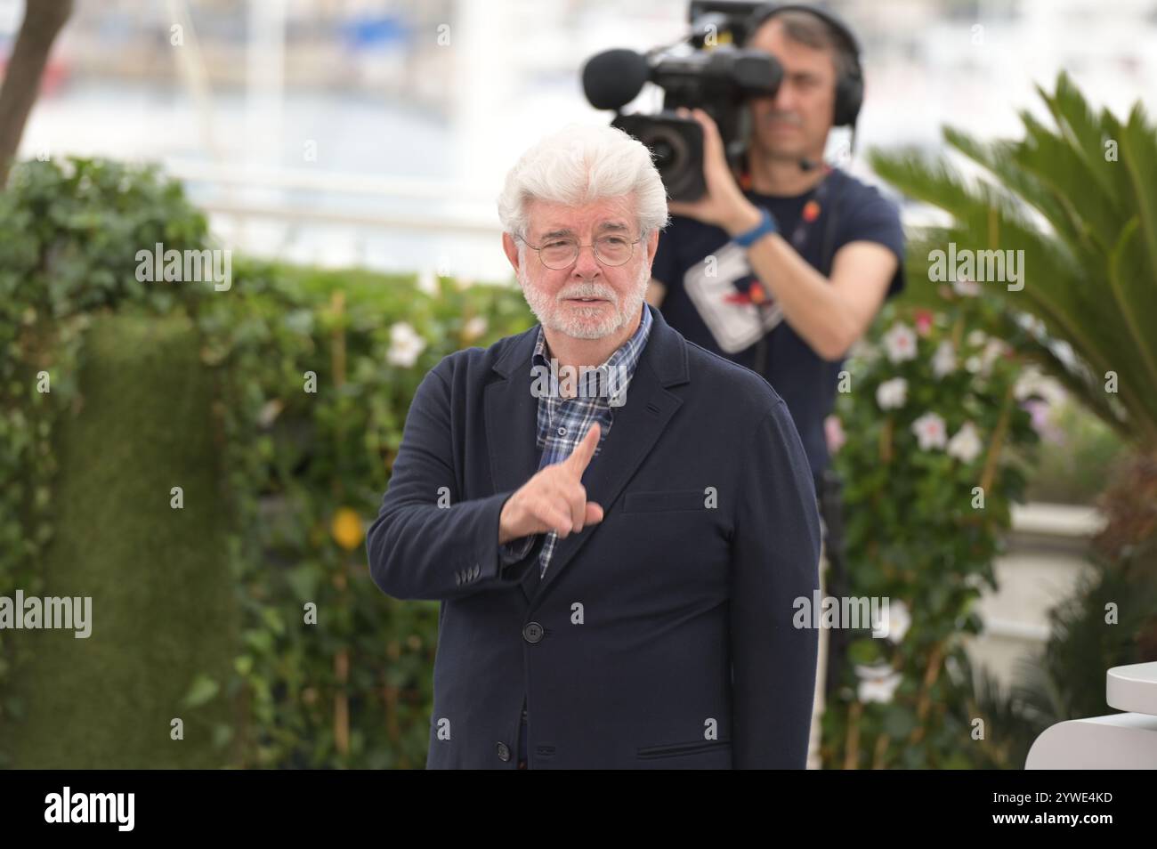 May 24th, Cannes PALME D’OR GEORGE LUCAS photocall Red Carpet at the ...
