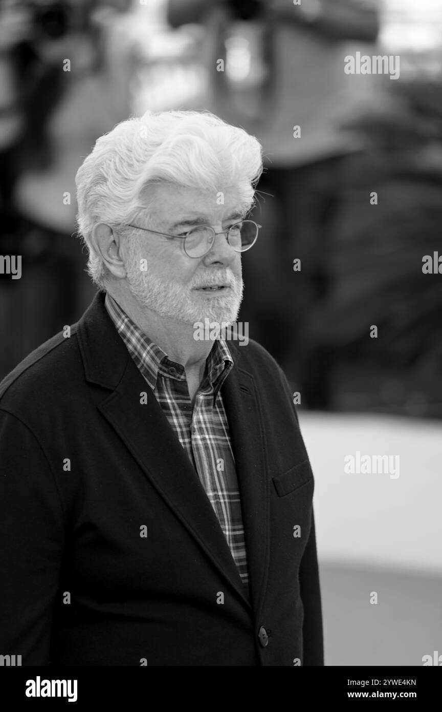 May 24th, Cannes PALME D’OR GEORGE LUCAS photocall Red Carpet at the ...