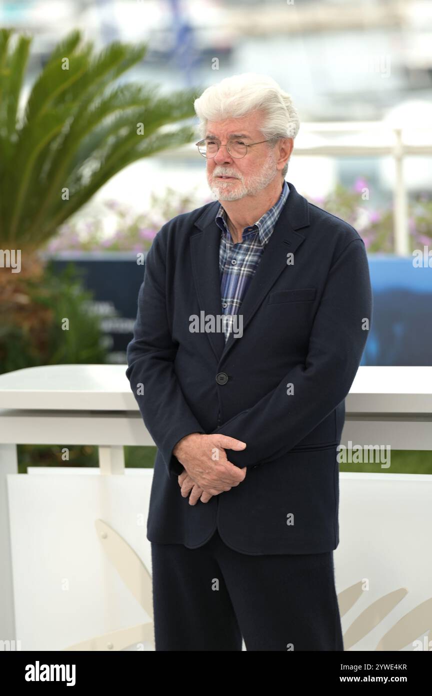 May 24th, Cannes PALME D’OR GEORGE LUCAS photocall Red Carpet at the ...